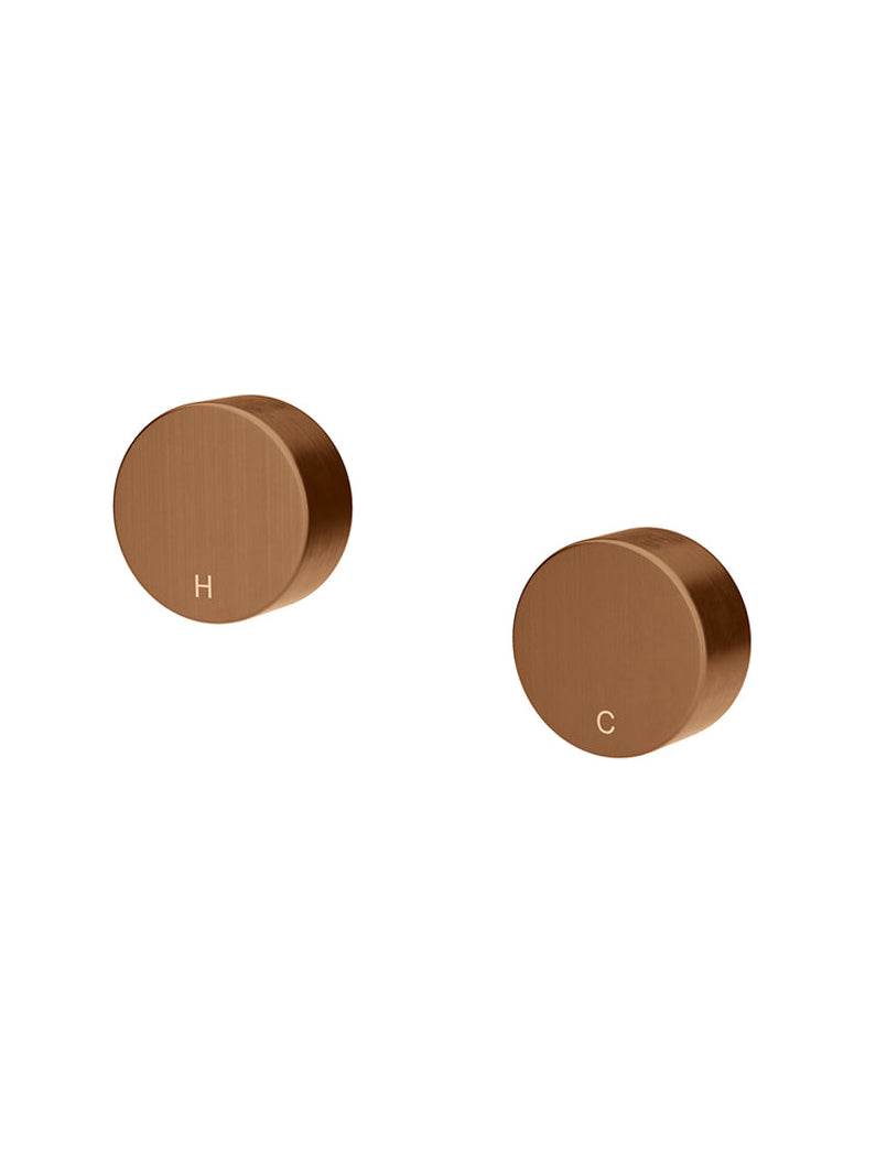 Circular Wall taps - Lustre Bronze — Christopher Alexander