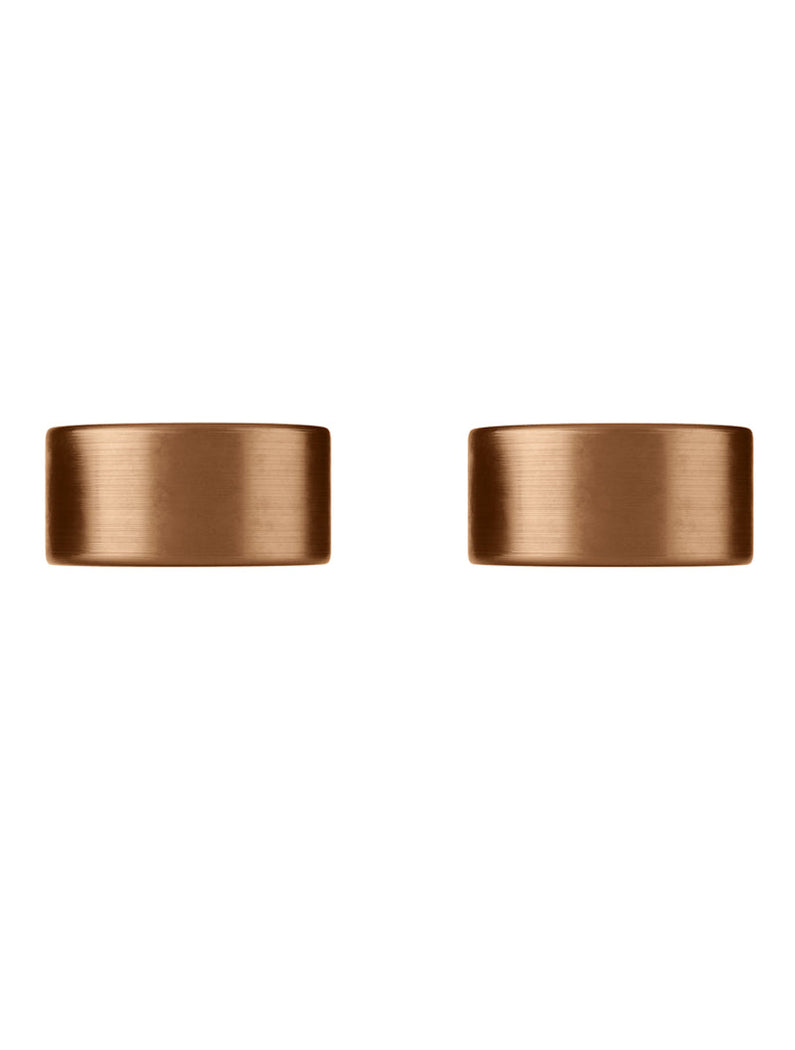 Circular Wall taps - Lustre Bronze — Christopher Alexander